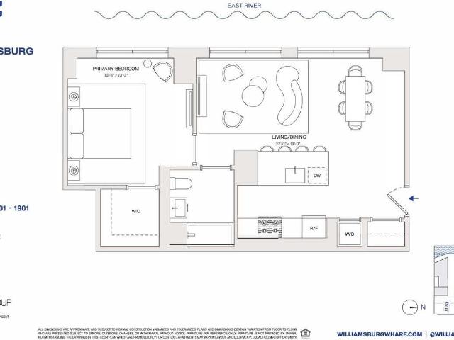 11 Wharf Way 1 Bedroom Apartment for Rent at 11 Wharf Way #2273, New York, NY 11249 Williamsburg
