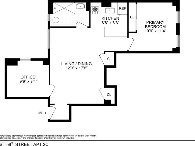 120 West 58th Street, Unit 2C