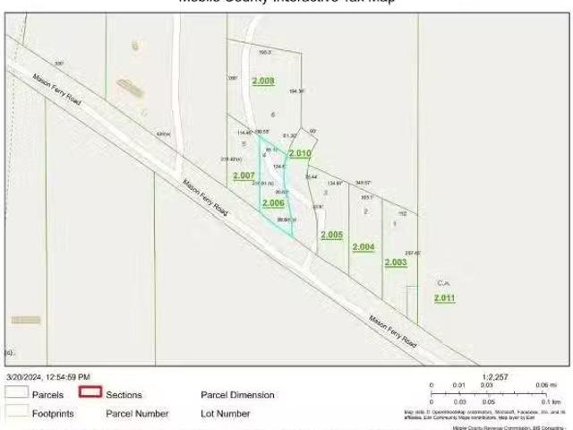 12240 MASON FERRY RD, WILMER, AL 36587