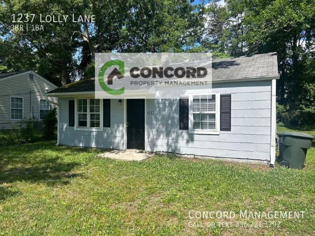1237 Lolly Lane/Concordmgmt.com 336 273 0598 We will not ask you to wire money! Be aware of scams