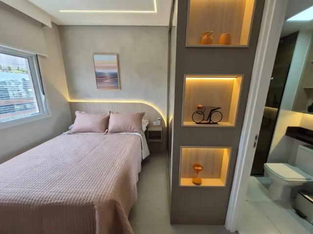 123244 Apartamento Mobiliado com varanda em condomínio com lazer completo. Próximo ao INSPER