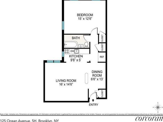 125 Ocean Ave Apt 5H, Brooklyn, NY 11225