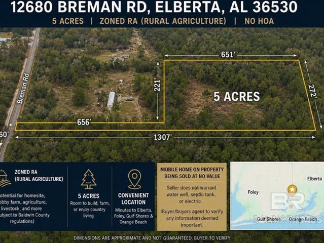 12680 Breman Rd, Elberta, AL 36530