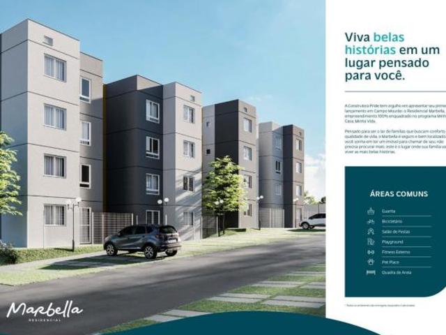 😍 Marbella Residencial 2 Quartos em Campo Mourão Minha Casa Minha Vida