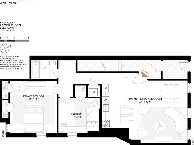 128 South 1st Street, Unit 1