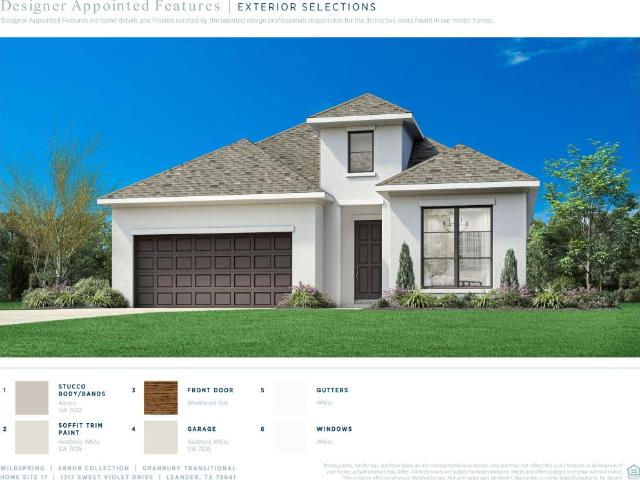 1317 Sweet Violet Dr, Leander, TX 78641 | MLS #4100
