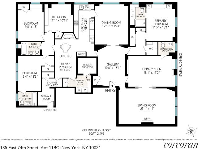135 East 74th Street, Unit 11BC | Compass