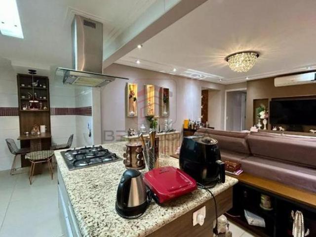 137m² 3 suítes, andar alto, face norte, terraço gourmet integrado com a sala, 2 vagas fixas, lazer
