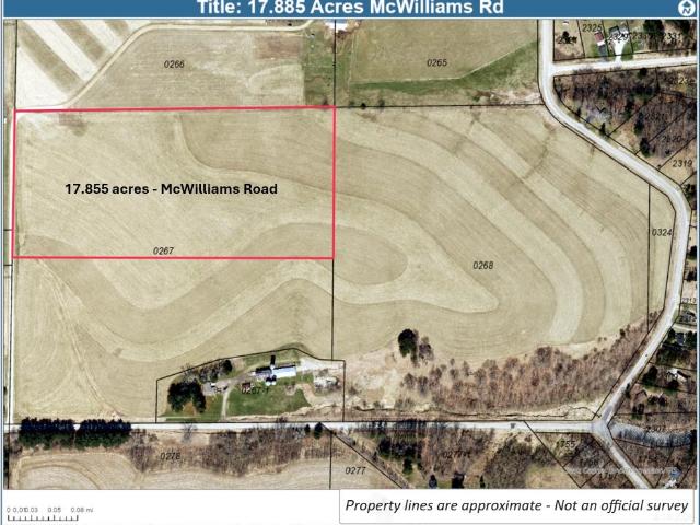 17.855 AC Mc Williams Road