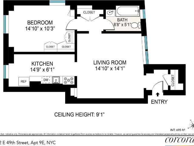 142 East 49th Street, Unit 9E | Compass