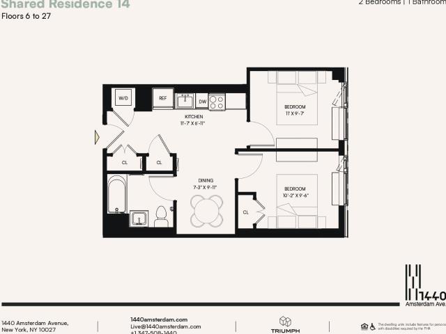 1440 Amsterdam Avenue, Unit 1814 | Compass