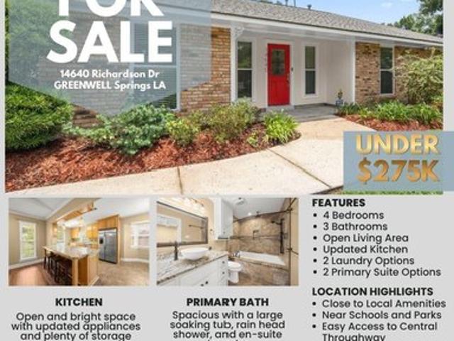 14640 Richardson Dr, Greenwell Springs, LA 70739