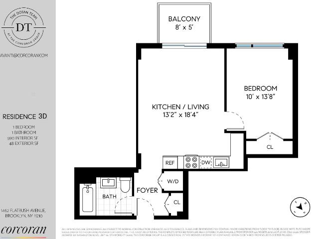 1462 Flatbush Avenue, Unit 3D