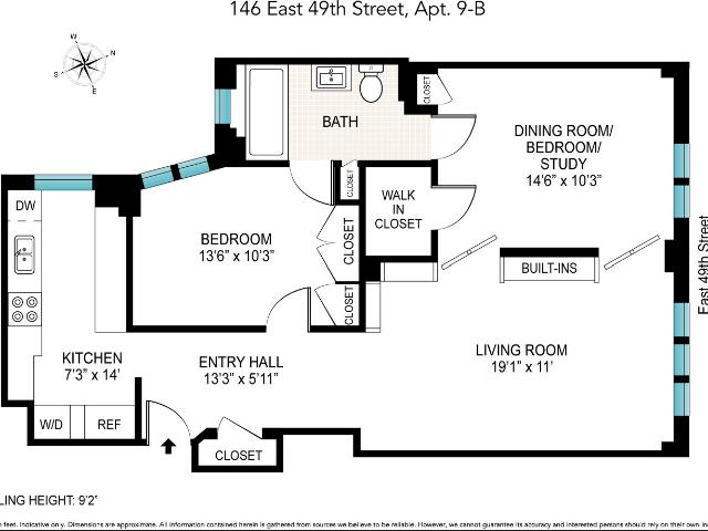 146 East 49th Street, Unit 9B