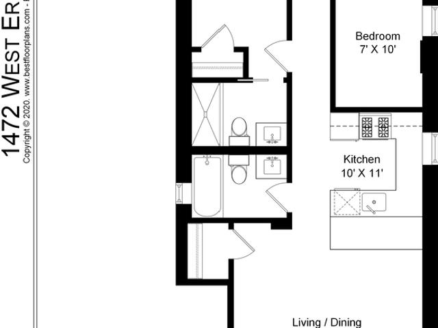 1472 W Erie St, Unit 1F, Chicago, IL 60642 | MLS #12619