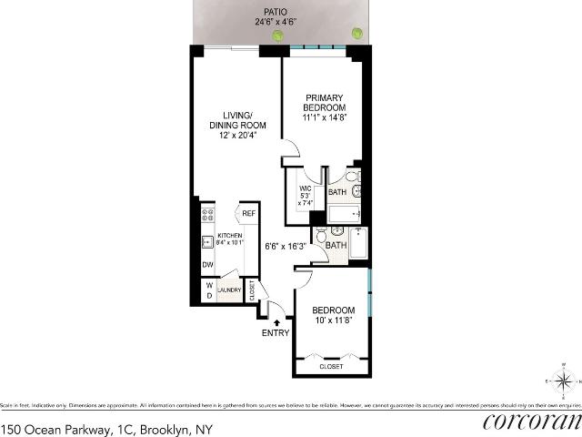 150 Ocean Parkway, Unit 1C | Compass