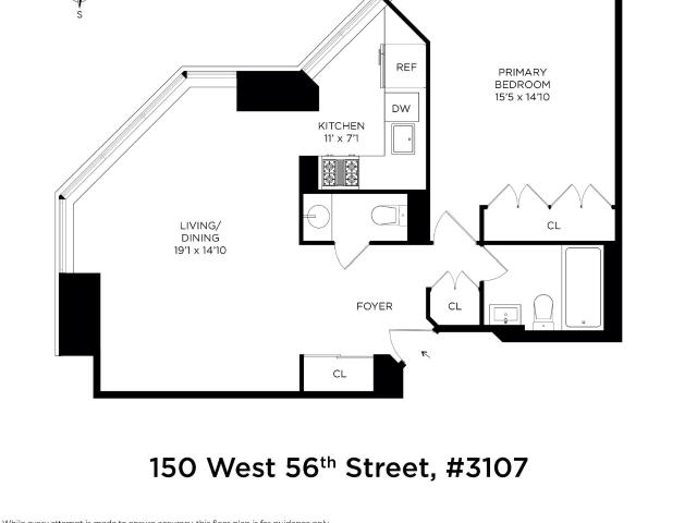 150 West 56th Street, Unit 3107