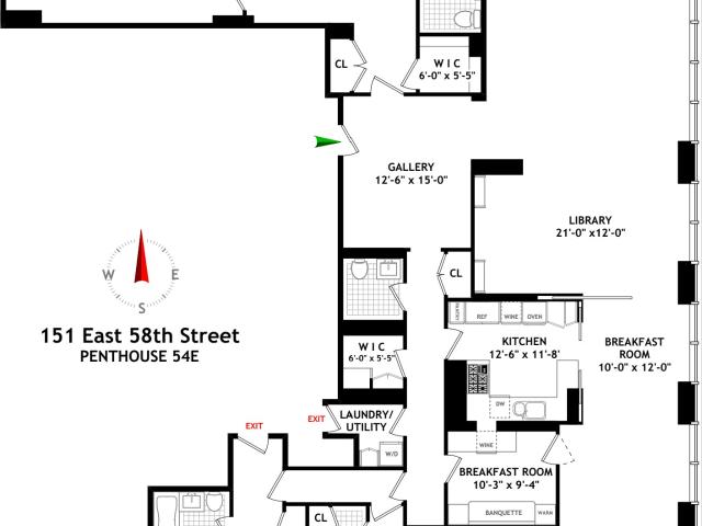 151 East 58th Street, Unit PH54E | Compass