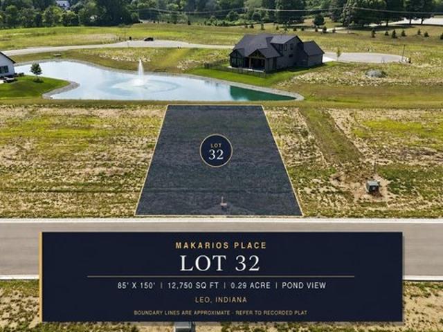 15395 Makarios Pass Lot 32, Leo, IN 46765