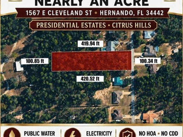 1567 E Cleveland St, Hernando, FL 34442