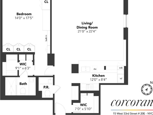 15 West 53rd Street, Unit 20E | Compass