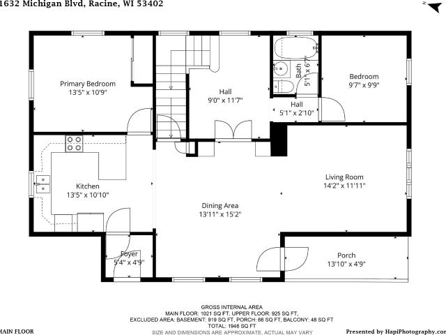 1632 Michigan Blvd, Racine, WI 53402 | MLS #1958 | Compass