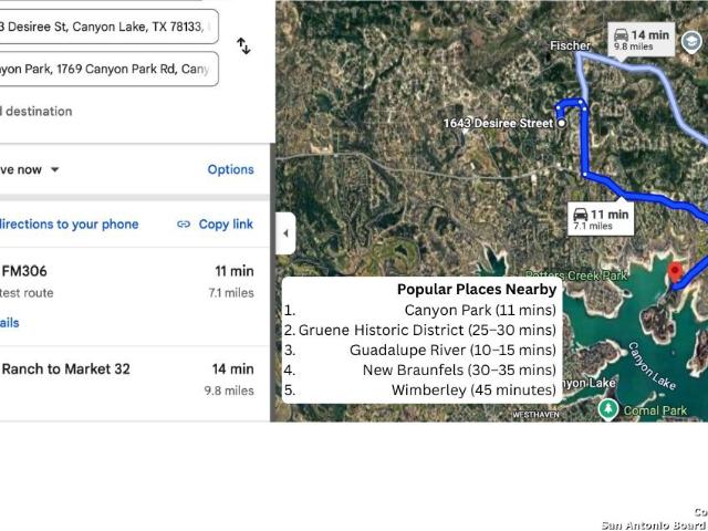 1643 Desiree St, Canyon Lake, TX 78133 | MLS #1998