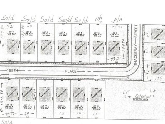 16909 Thackeray St Lot 8, Oak Forest, IL 60452