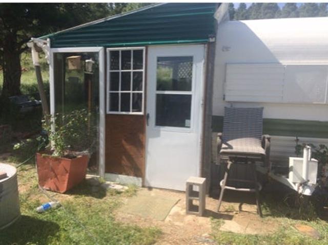 16’ Vintage Camp Trailer with large 17’x 8’ enc