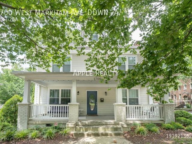1700 W. Markham Apt Down Available June 15th!