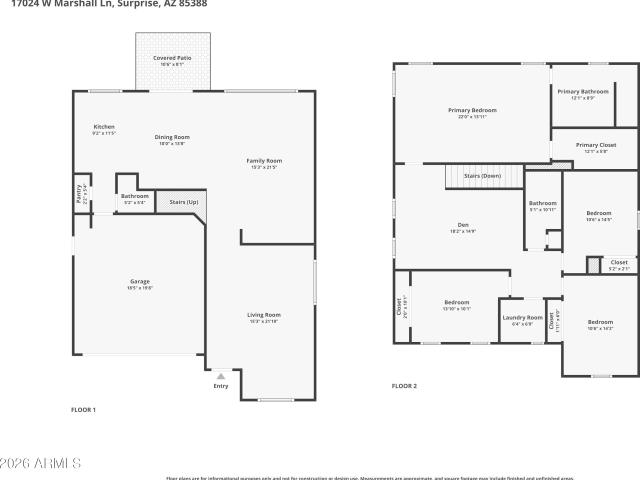 17024 W Marshall Ln, Surprise, AZ 85388 | MLS #7010