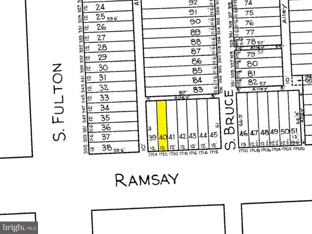 1722 Ramsay St, Baltimore, MD 21223 | MLS #MDBA2200