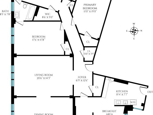 180 Riverside Drive, Unit 3B