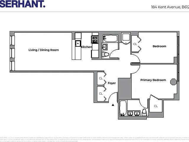 184 Kent Avenue, Unit B612