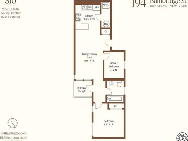 194 Bainbridge St # 310, Brooklyn, NY 11233