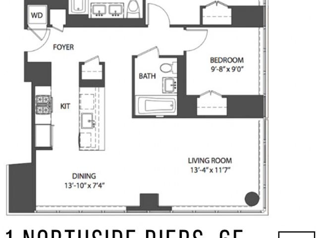 1 Northside Piers, Unit 6E | Compass