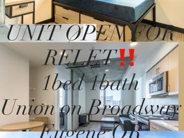 1 Bed/1 Bath Lease Takeover at Union on Broadway –