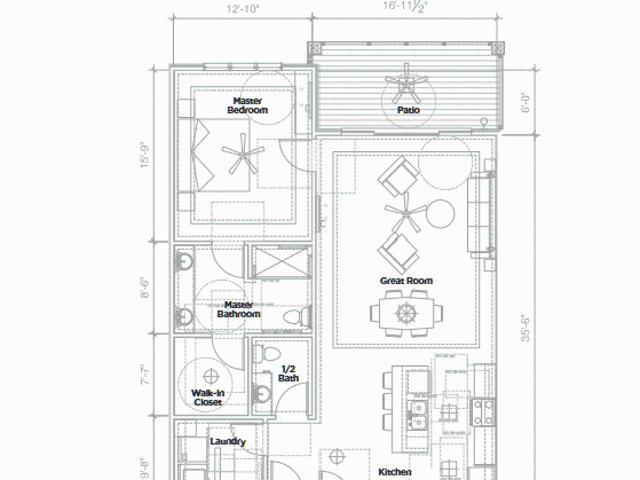 1 Bed, 1 Bath New Home plan in Cornelius, NC
