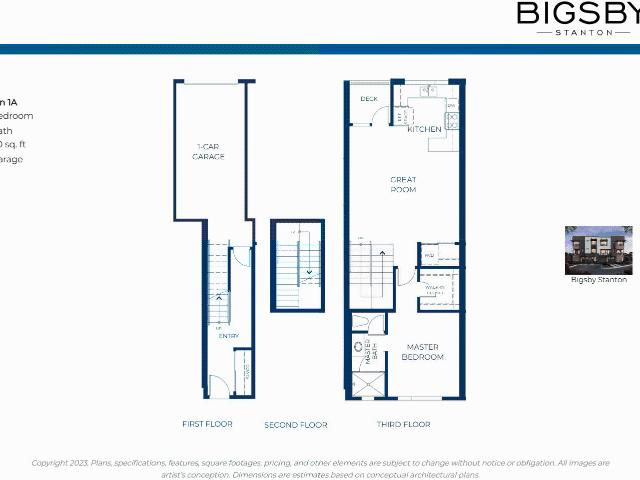 1 Bed, 1 Bath New Home plan in Stanton, CA