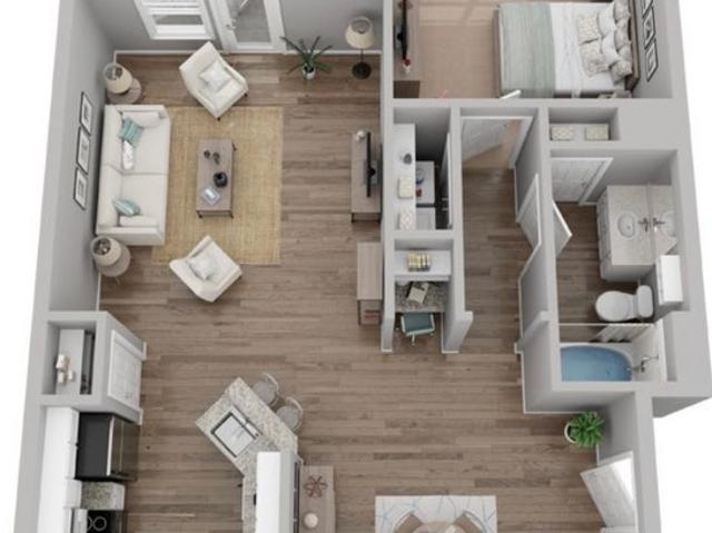 1 bed/ 1 bath W/D in unit w patio 900 sq ft 1600