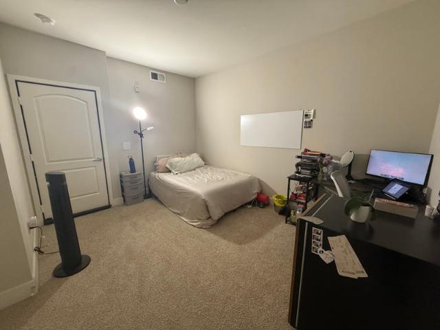 1 bed  1 shared bath with girl!