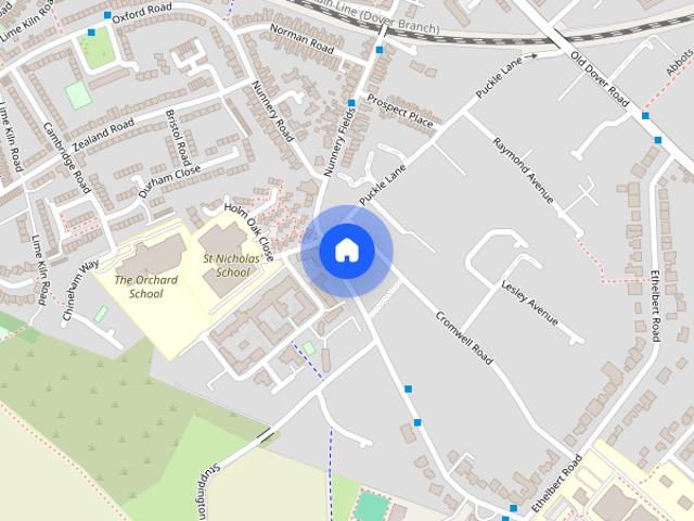 1 bed. F. Boundary Court, Canterbury