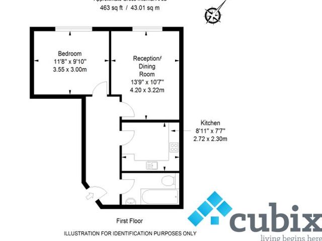 1 bed flat in Deptford