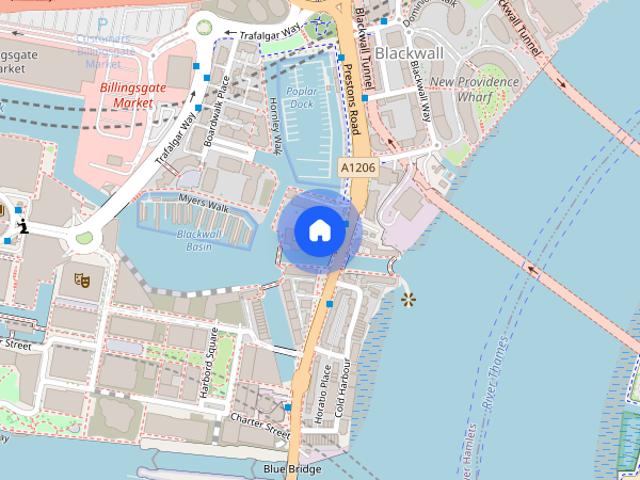 1 bed flat to rent in Bridge House Quay, London, E14