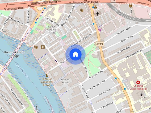1 bed flat to rent in Distillery Wharf, Hammersmith W6