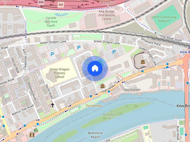 1 bed flat to rent in Pump House Crescent, Brentford