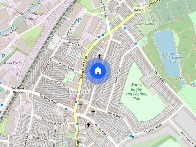 1 bed ground floor flat to rent in BARKER STREET OLDBURY
