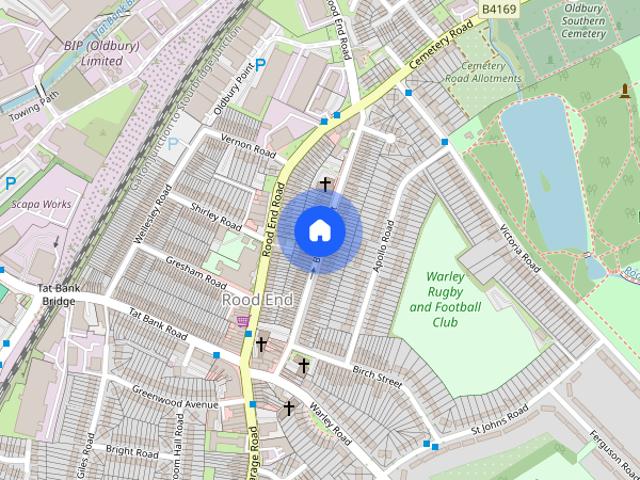1 bed ground floor flat to rent in BARKER STREET OLDBURY