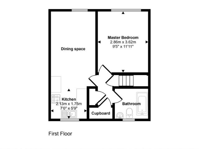 1 bed house for sale