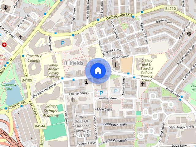 1 Bed Room 5a Kings Court New Development Fully Furnished Student.